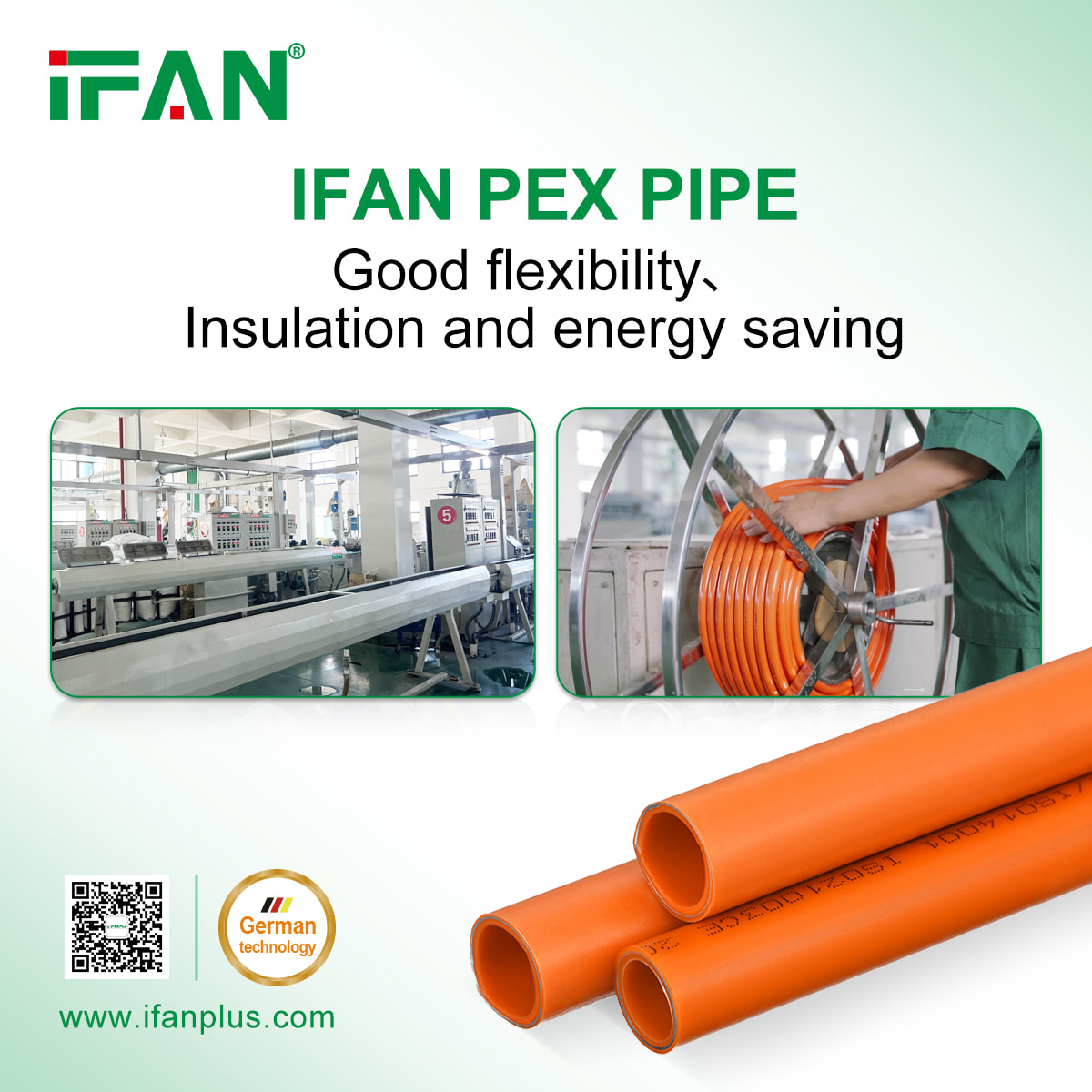 Tuyau PEX IFAN BS EN ISO 15875 - IFAN FACTORY