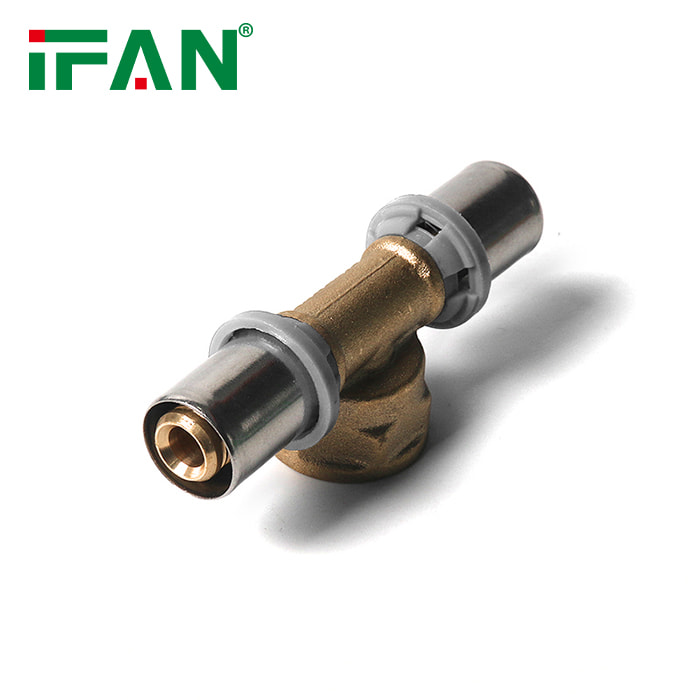 ASTM F1974 Raccords à sertir en laiton tee gris - IFAN FACTORY