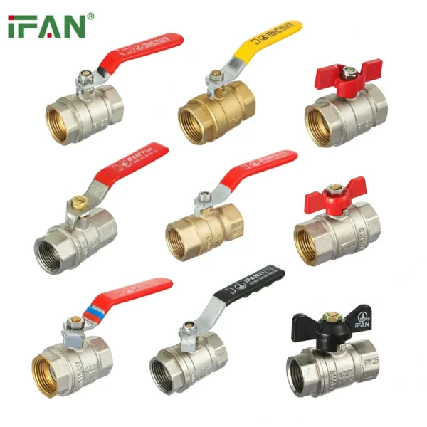 Vanne à boisseau sphérique en laiton à passage intégral - IFAN FACTORY